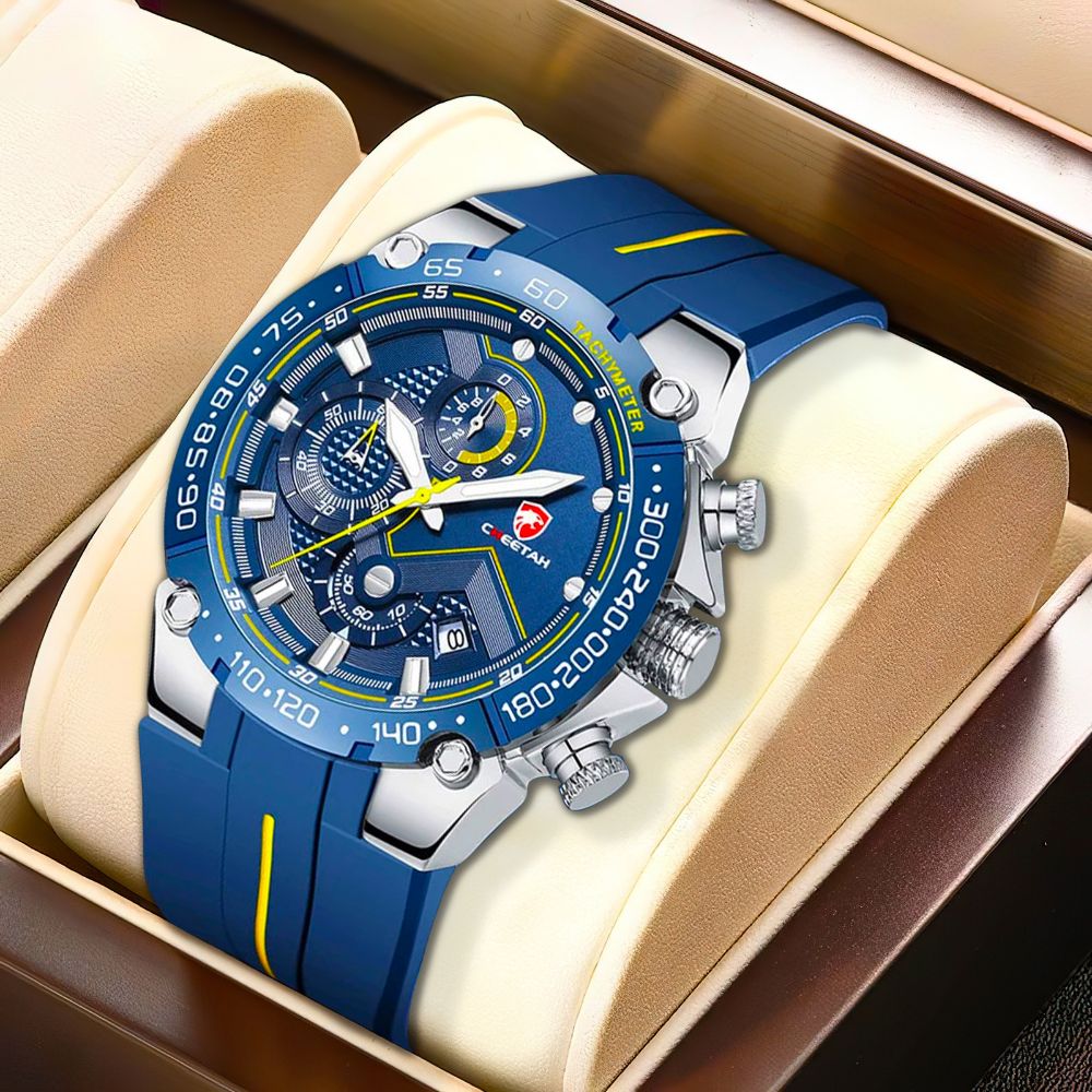 Men’s Watch Obsyss Cheeta M3 Quartz Water Resistant Stainless Steel ...