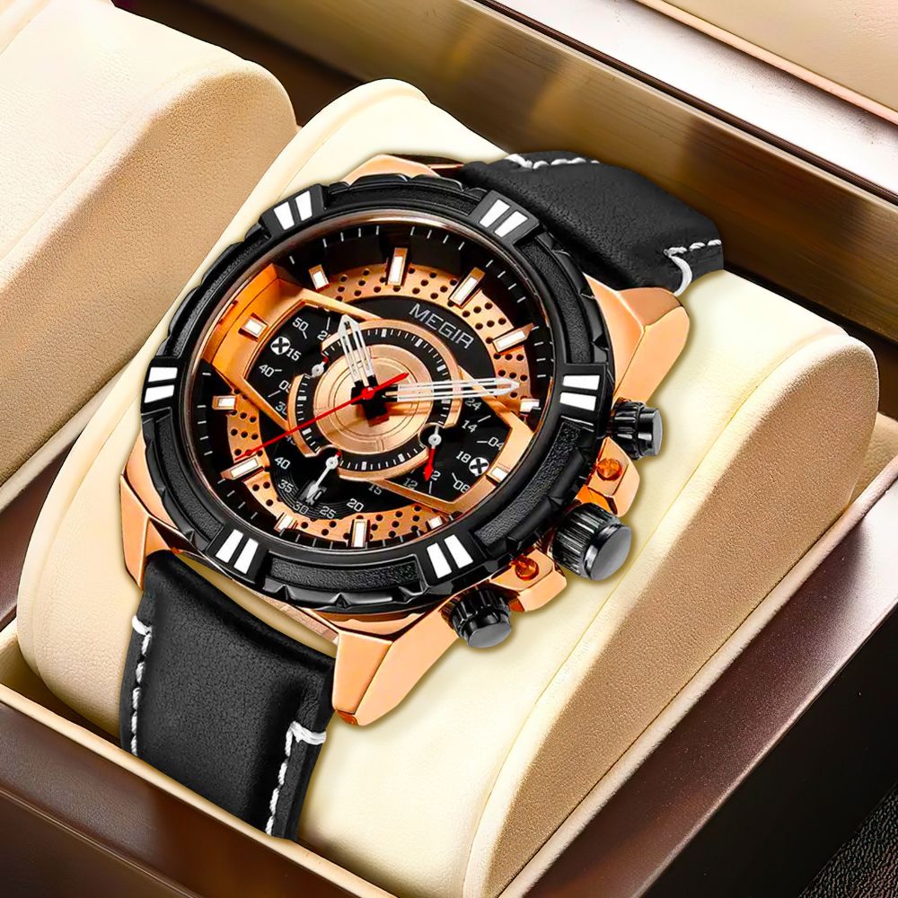 Men’s Watch Obsyss MG Controller Quartz Water Resistant Stainless Steel ...