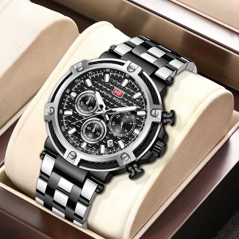 Men’s Watch Obsyss FX Nautical Quartz Water Resistant Stainless Steel ...