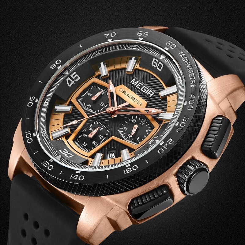 Men’s Watch Obsyss MG Meteor Quartz Water Resistant Stainless Steel ...