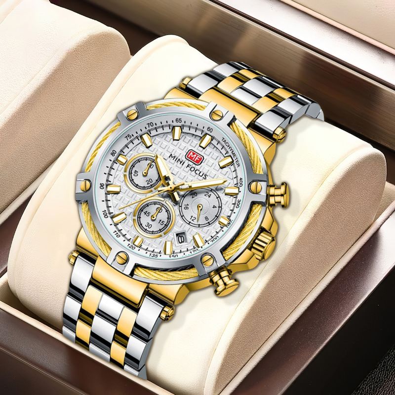 Men’s Watch Obsyss FX Nautical Quartz Water Resistant Stainless Steel ...