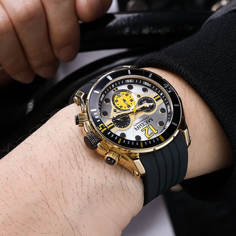 Men’s Watch Obsyss MG Vanguard Quartz Water Resistant Stainless Steel ...