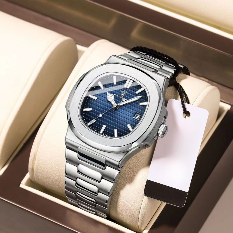 Men’s Watch Obsyss AGR Nato Quartz Water Resistant Stainless Steel Band ...
