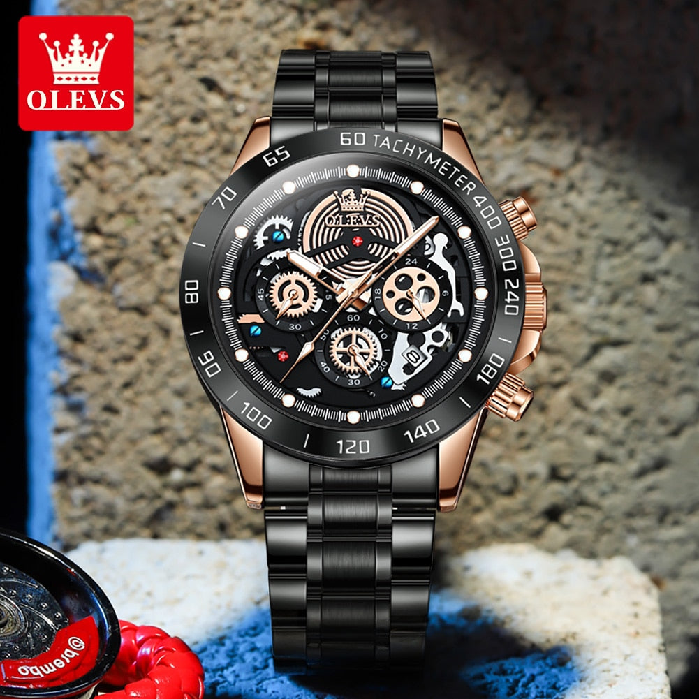 Obsyss OLEVS - Marvel Men's Quartz Water Resistant Stainless Steel Band ...